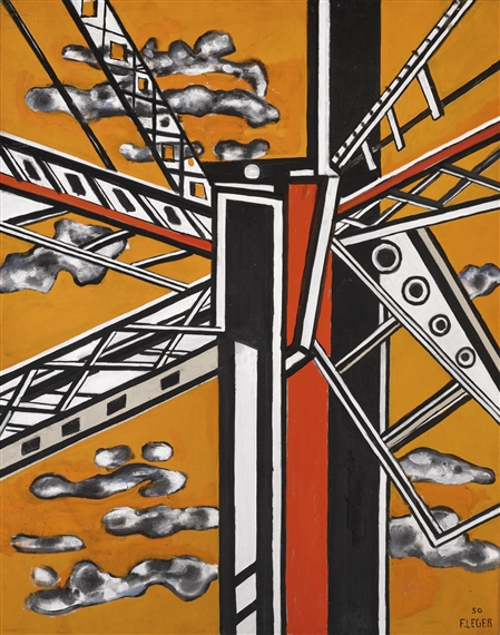 Fernand Léger | ÉLÉMENT MÉCANIQUE SUR FOND JAUNE (CONSTRUCTION ...