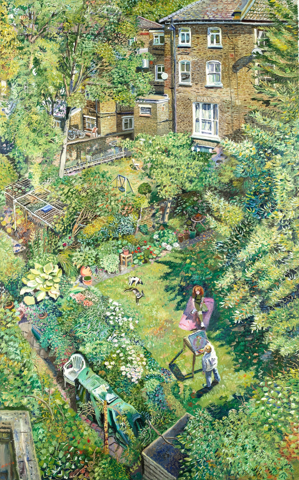 Melissa Scott-Miller | Back garden, Hartham Road, self portrait ...