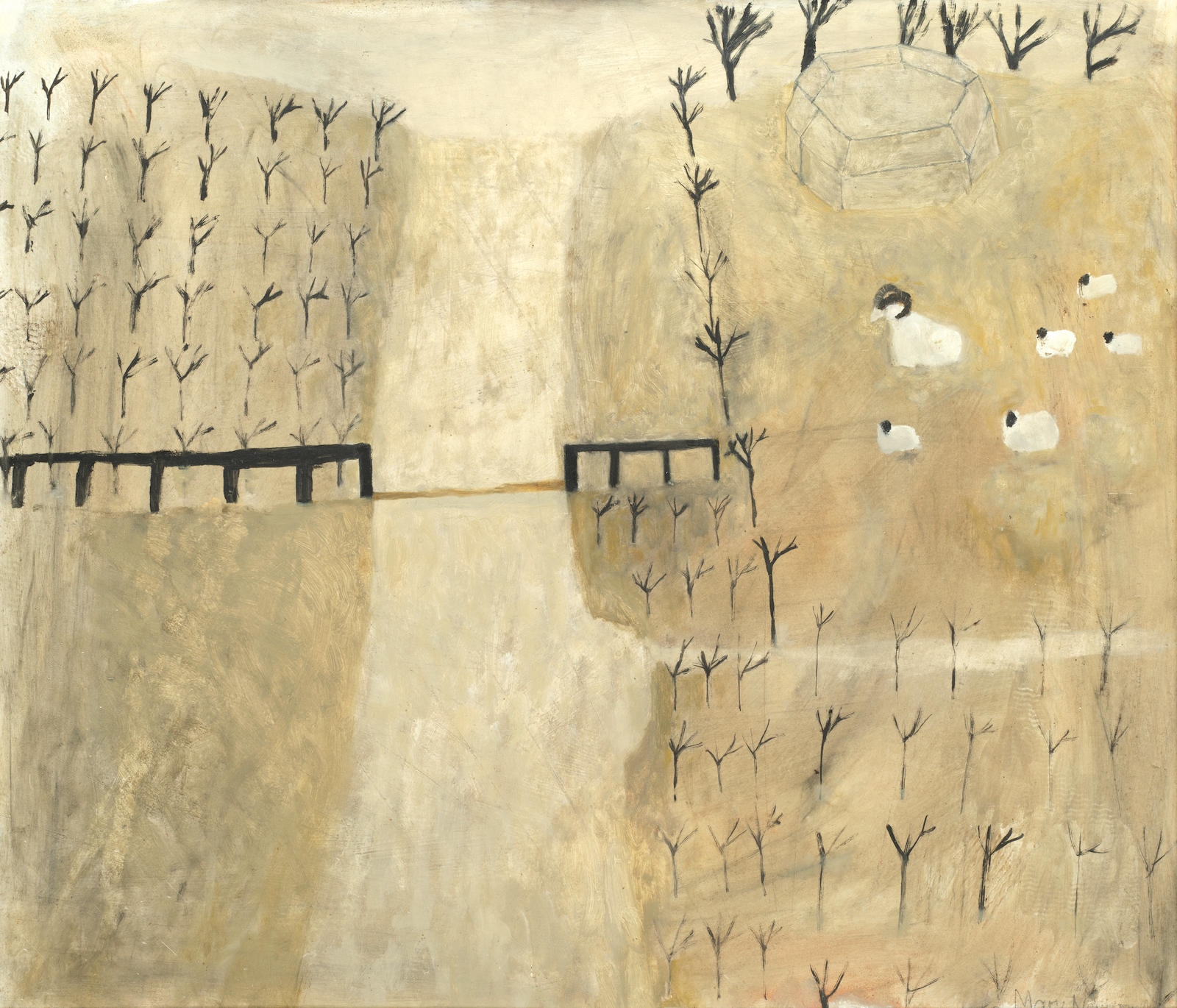 Mary Newcomb | The Birds Blow By (1972) | MutualArt