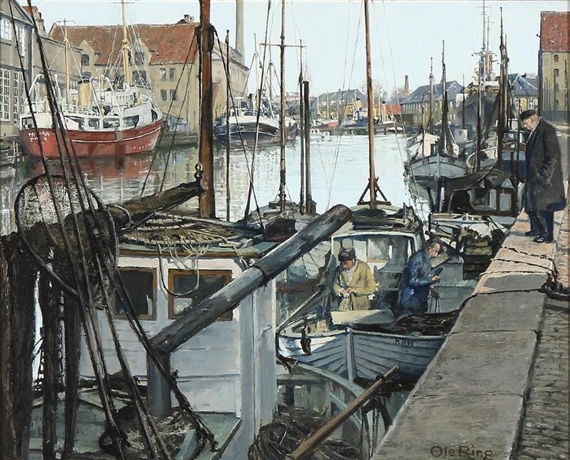 Ole Ring | View of Christianhavn Canal in Copenhagen | MutualArt