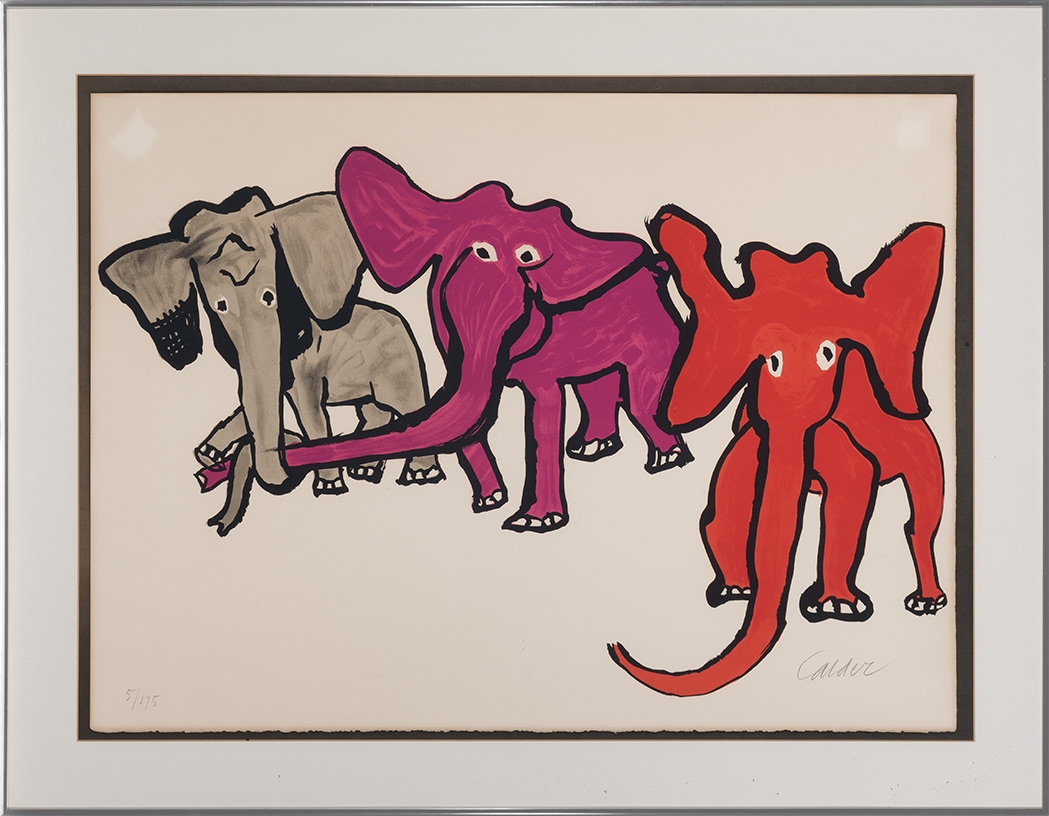 Alexander Calder | ELEPHANTS (1976) | MutualArt