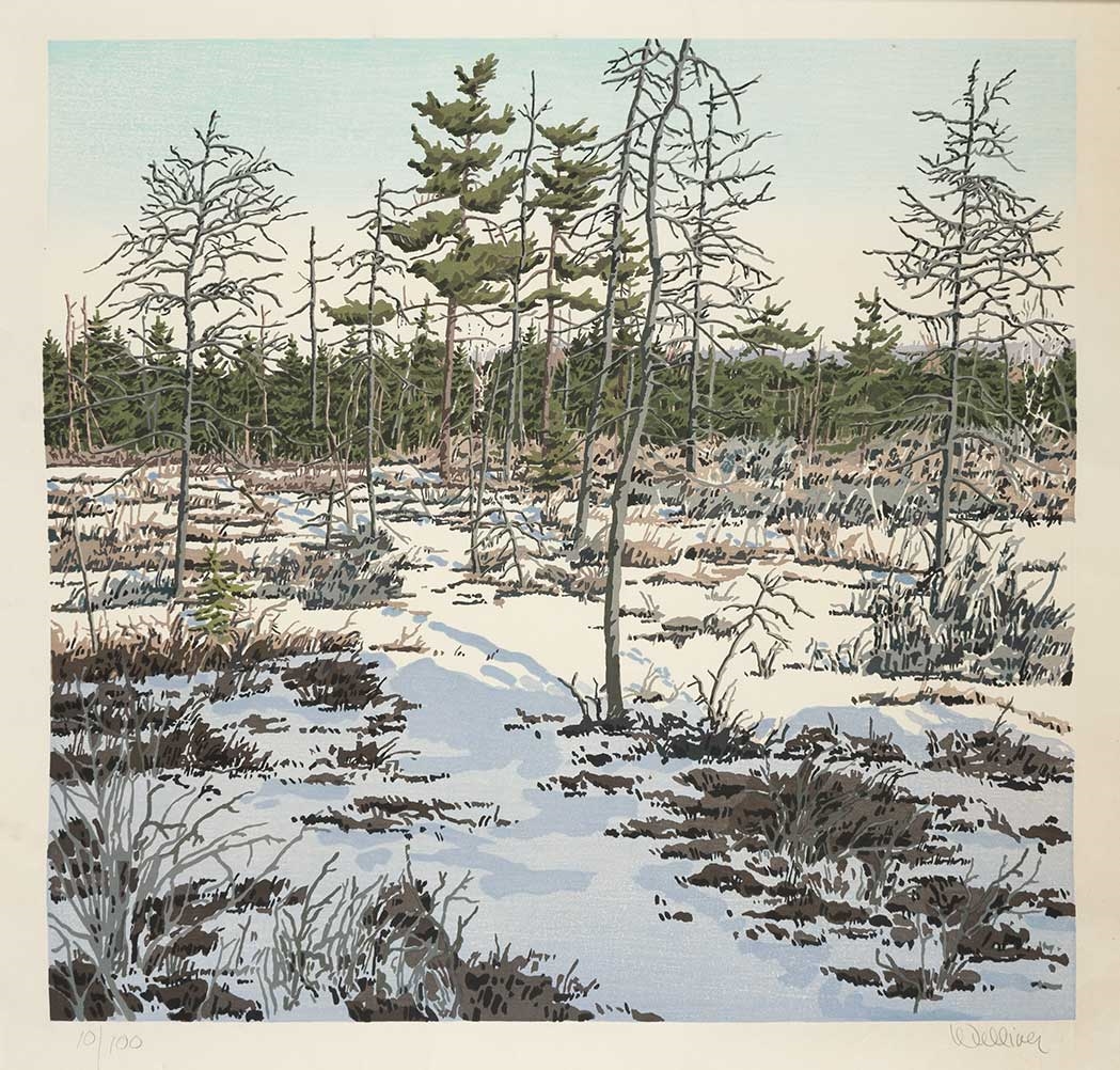 Neil Welliver | LITTLE MARSH (1985 - 1986) | MutualArt