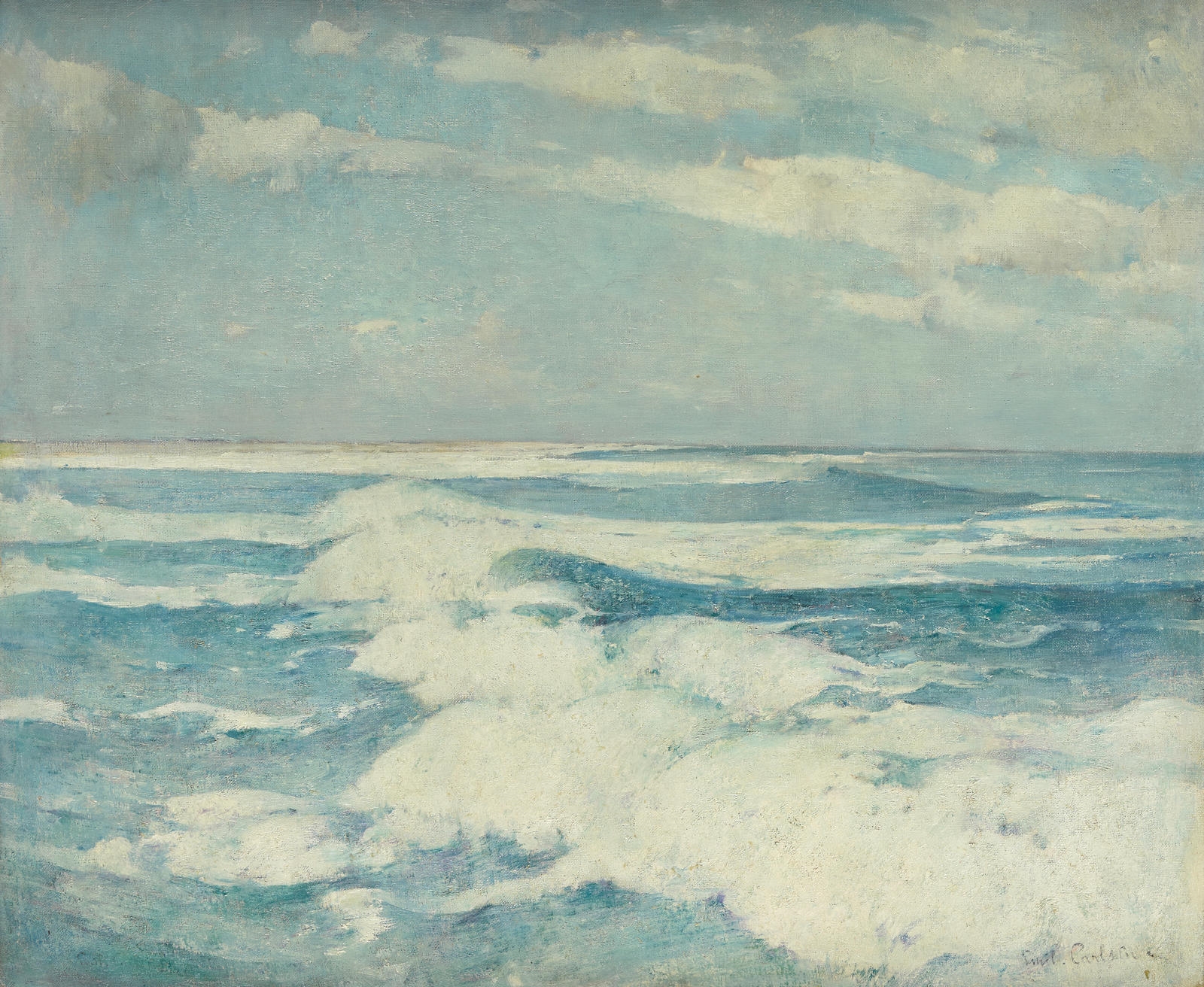 Emil Carlsen | Moonlight on Niagara (Circa 1912) | MutualArt