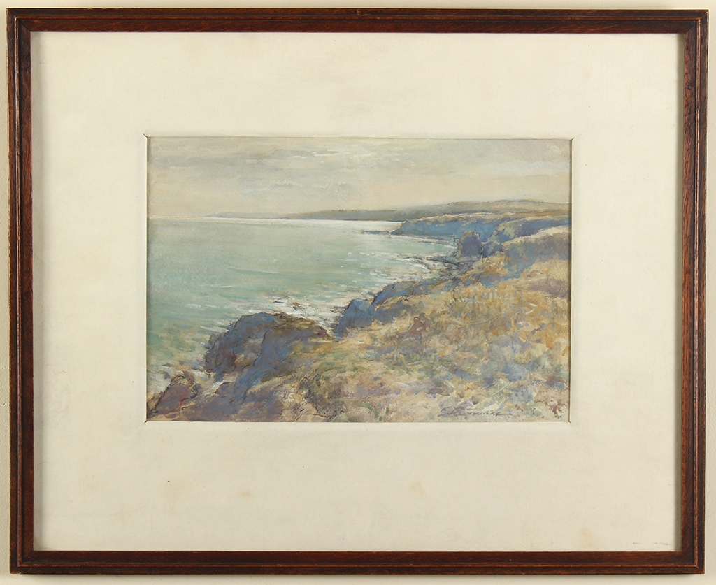 Alexander Coutts Fraser | COAST NEAR MUCHALLS | MutualArt