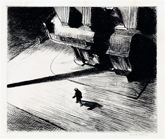 Edward Hopper | Night Shadows (1921) | MutualArt