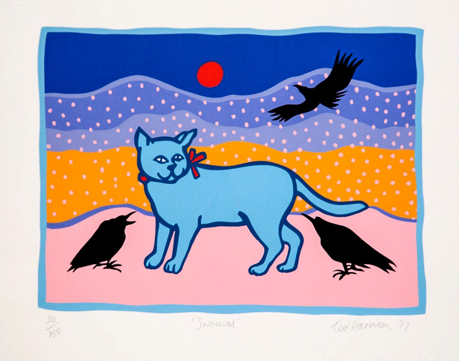 Ted Harrison | Snowcat (1987) | MutualArt