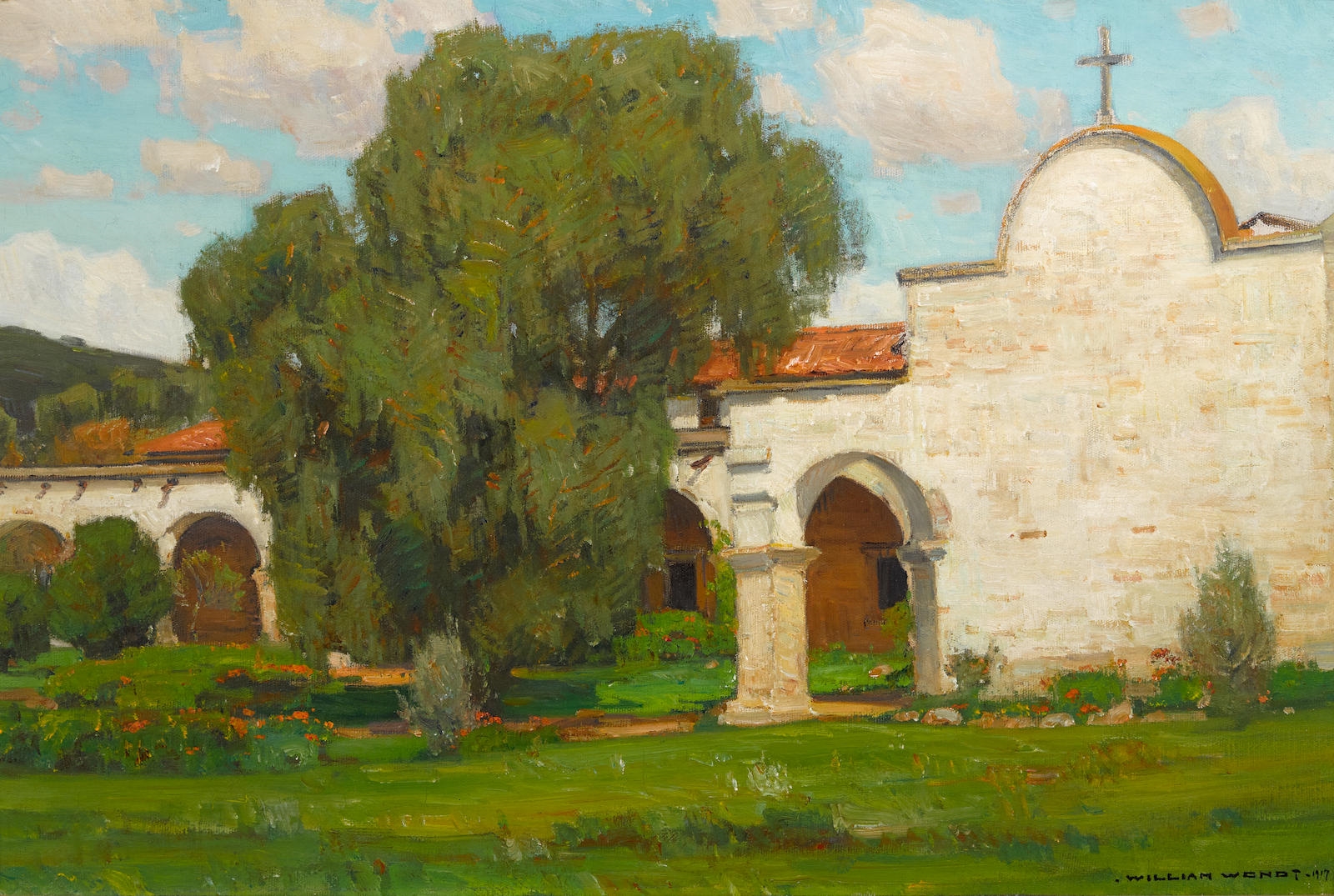 William Wendt | Autumn Landscape (1914) | MutualArt