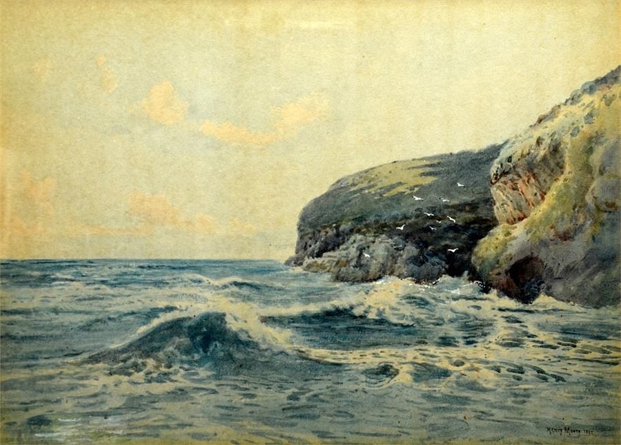 Henry Moore | a seascape (1887) | MutualArt