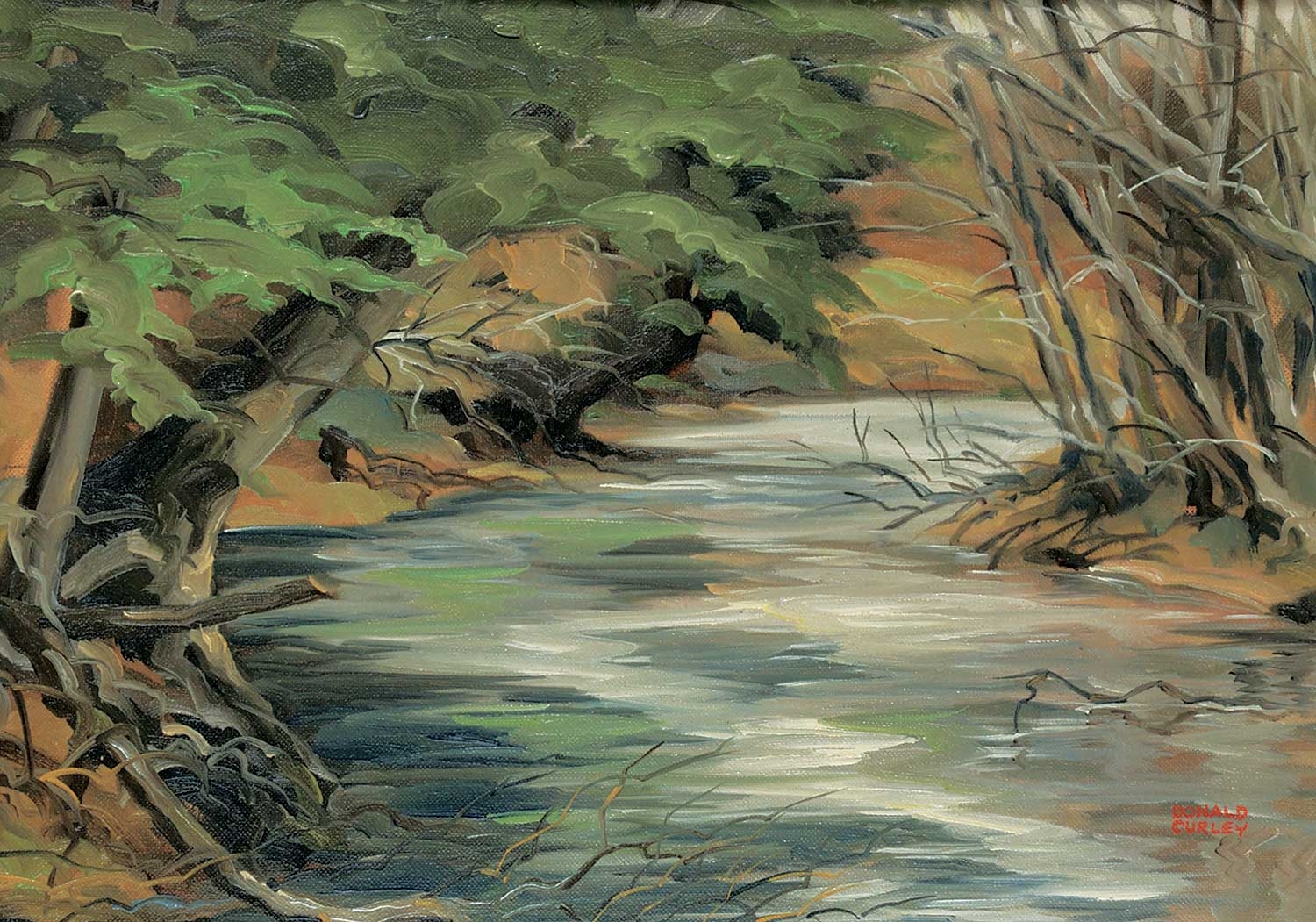 Donald Curley | Slow Stream, Hope BC (1968) | MutualArt