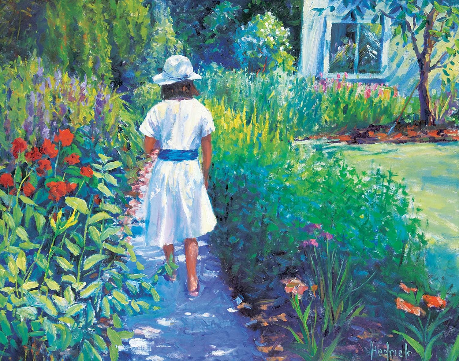 Ron Hedrick | Garden Walkway | MutualArt