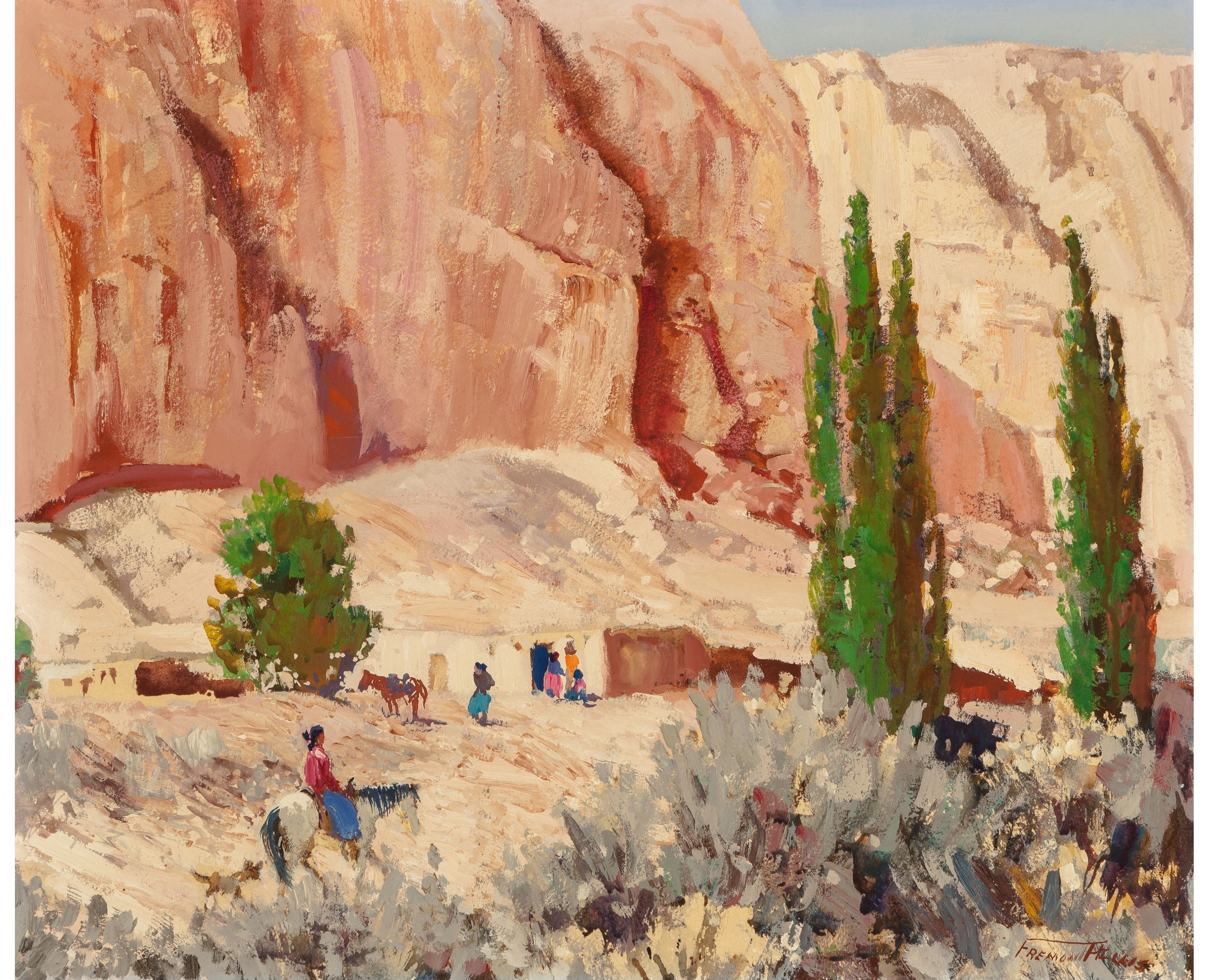 Fremont Ellis | On the Way to the Trading Post | MutualArt
