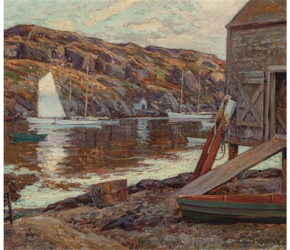 Wilson Irvine | Boat Shed (1909) | MutualArt