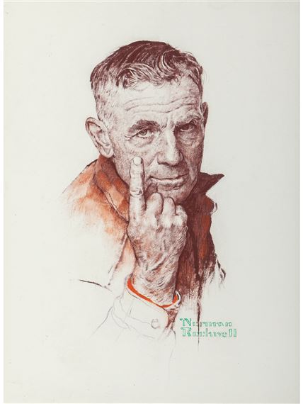 Norman Rockwell | Barry Goldwater and Wife Peggy, McCall's Interior ...