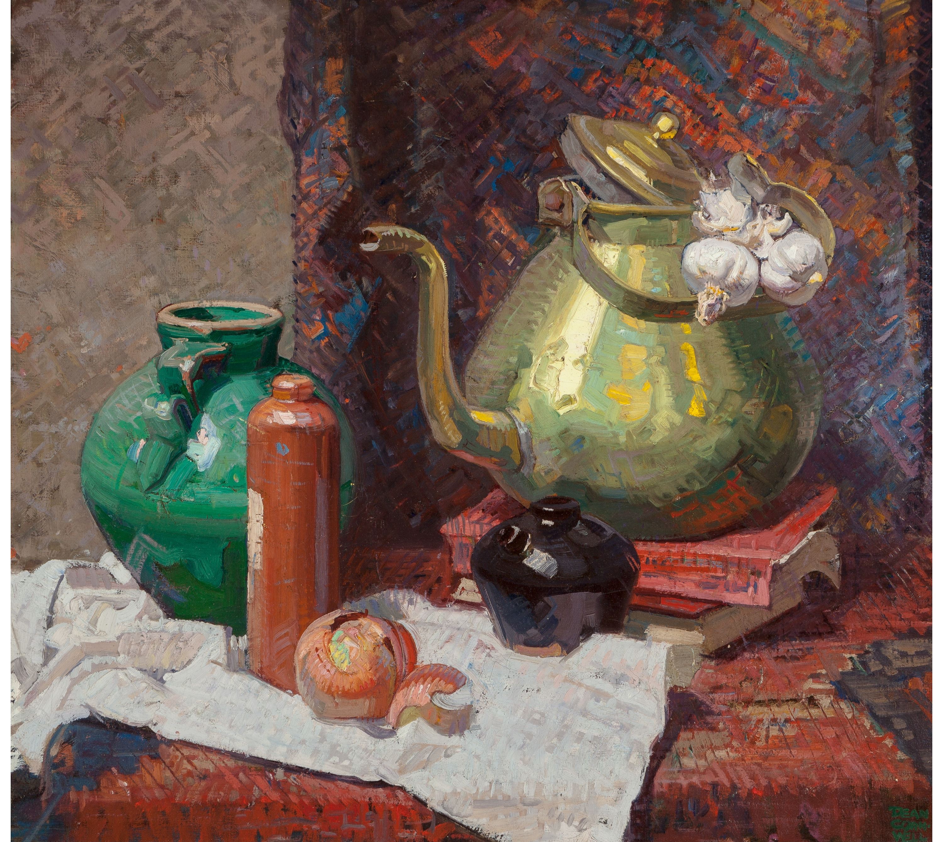 Dean Cornwell | Still Life with Teapot and Ceramic Vessels (1927 ...