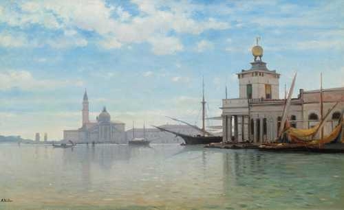 Louis-Auguste Veillon | La Punta della Dogana, Venise | MutualArt