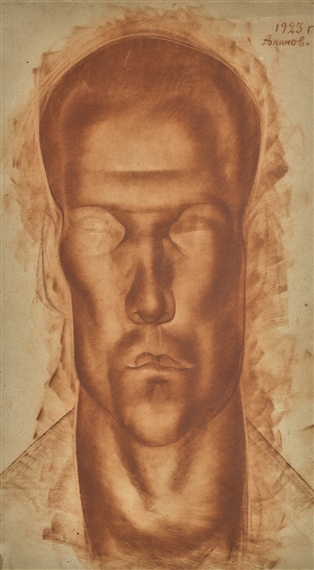 Nikolaj Pavlovič‏ Akimov | PORTRAIT OF A MAN (1923) | MutualArt