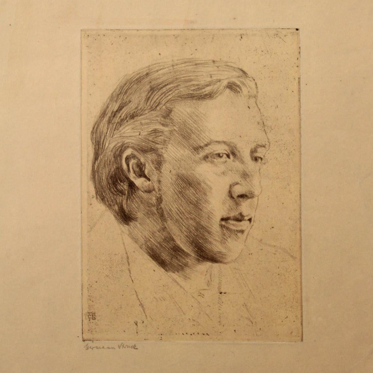 Hermann Struck | 8 Works: Portraits: Dr. Heinrich Braun. Georg Hermann ...