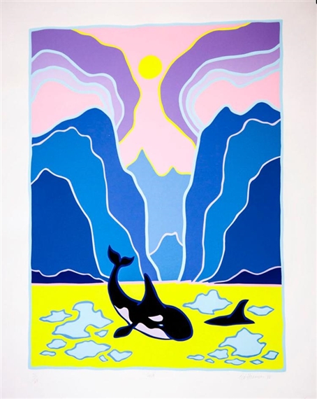 Ted Harrison | Orca (1988) | MutualArt