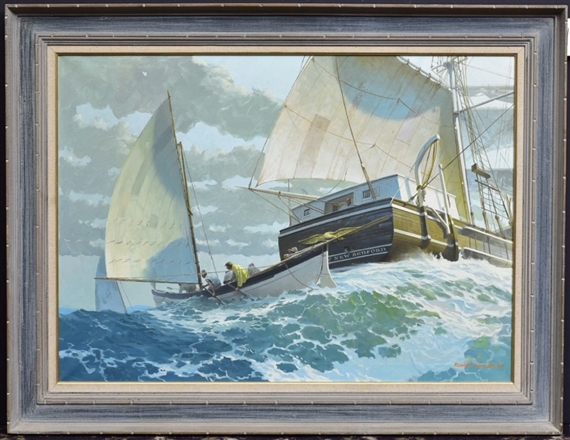 Robert Sticker | Whale Off The Larboard Quarter (1966) | MutualArt