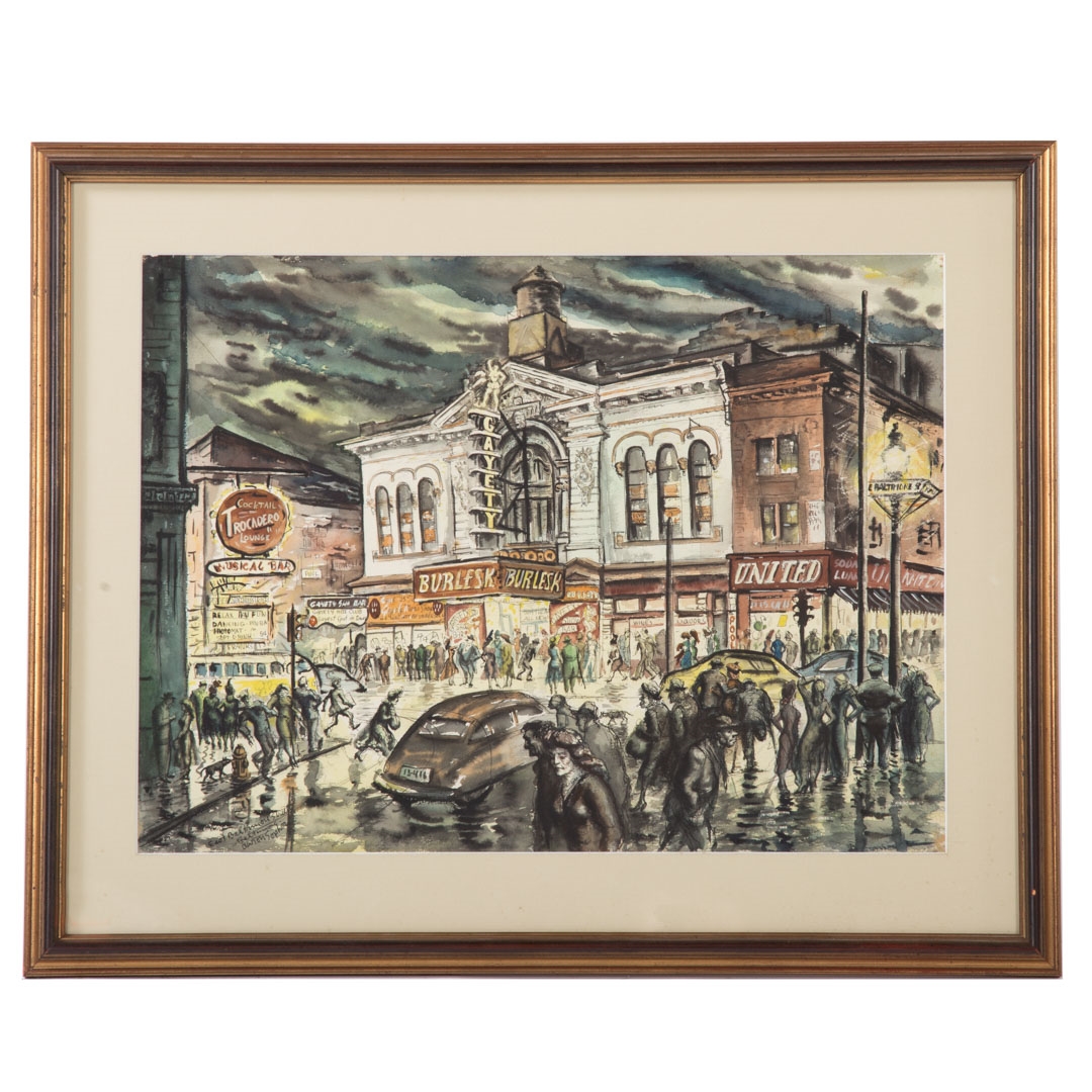 Aaron Sopher | Gayety Burlesk | MutualArt