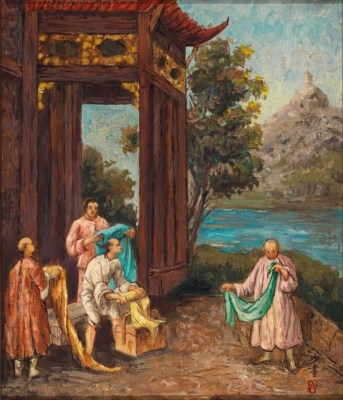 Sha Qi | Chinese Silk Merchants | MutualArt