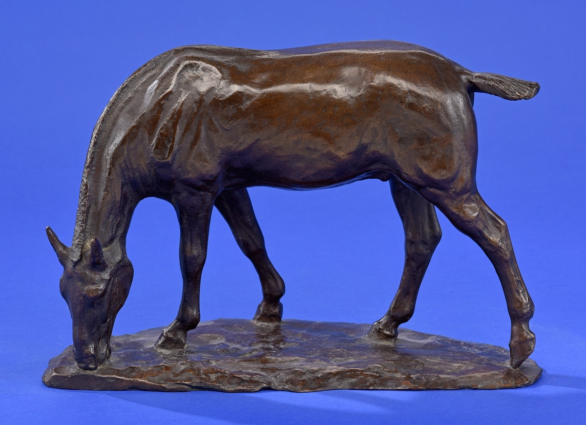 Josef Franz Pallenberg | Grasendes Pferd | MutualArt
