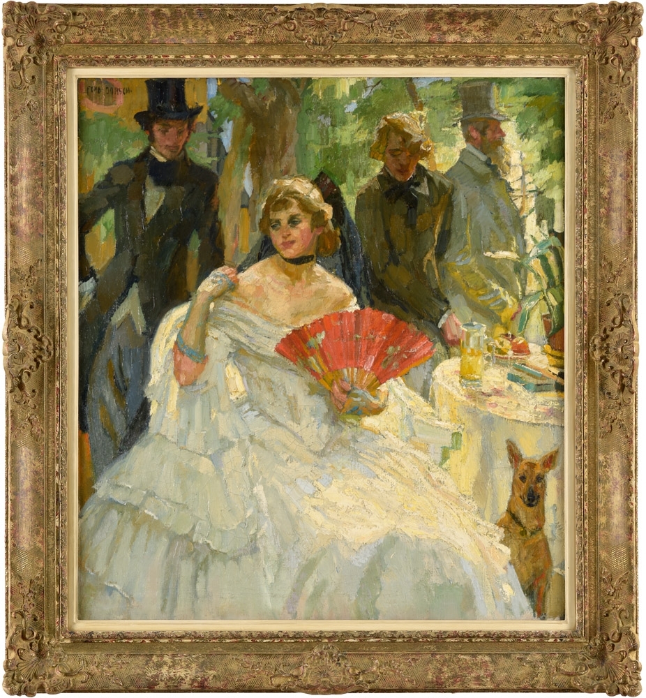 Ferdinand Dorsch | Der rote Fächer | MutualArt