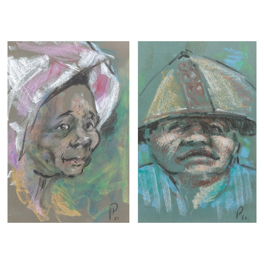 Peter Harris | Two Works: In Deep Thoughts and Untitled | MutualArt