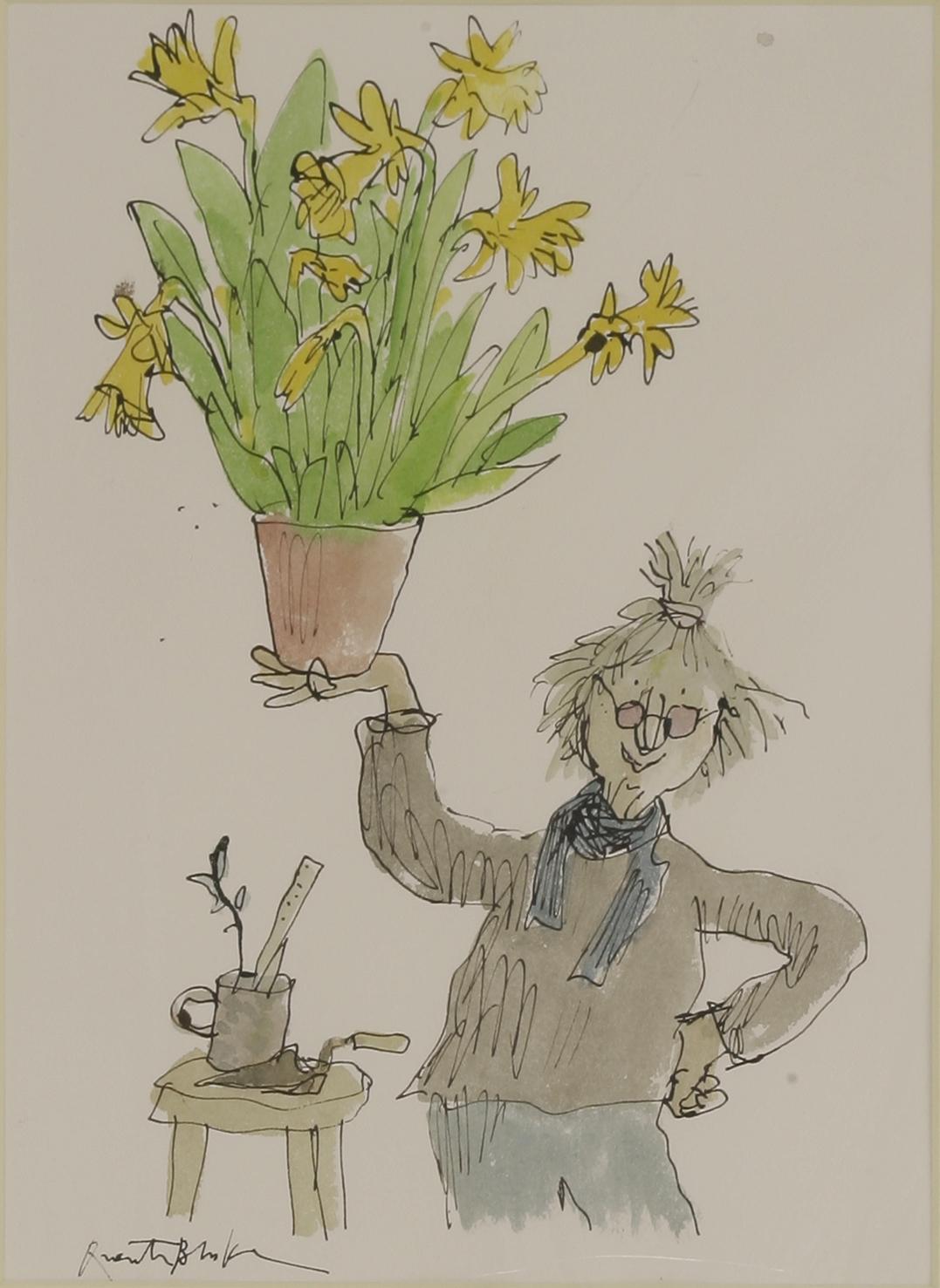 Quentin Blake | Gardening | MutualArt