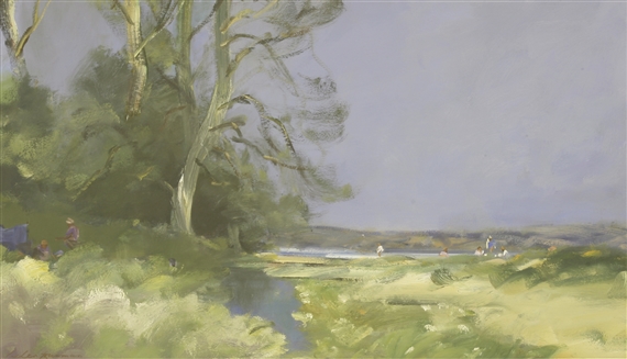 Peter Burman | Banks of the River Stour | MutualArt