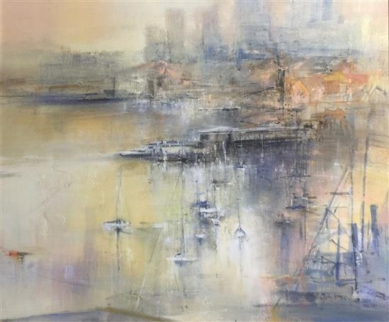 Susan Sheridan | Harbour Scene | MutualArt
