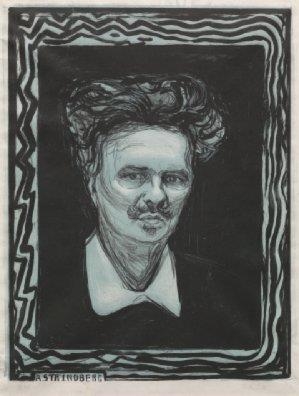 Edvard Munch | August Strindberg (1896) | MutualArt
