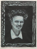 Edvard Munch | August Strindberg (1896) | MutualArt