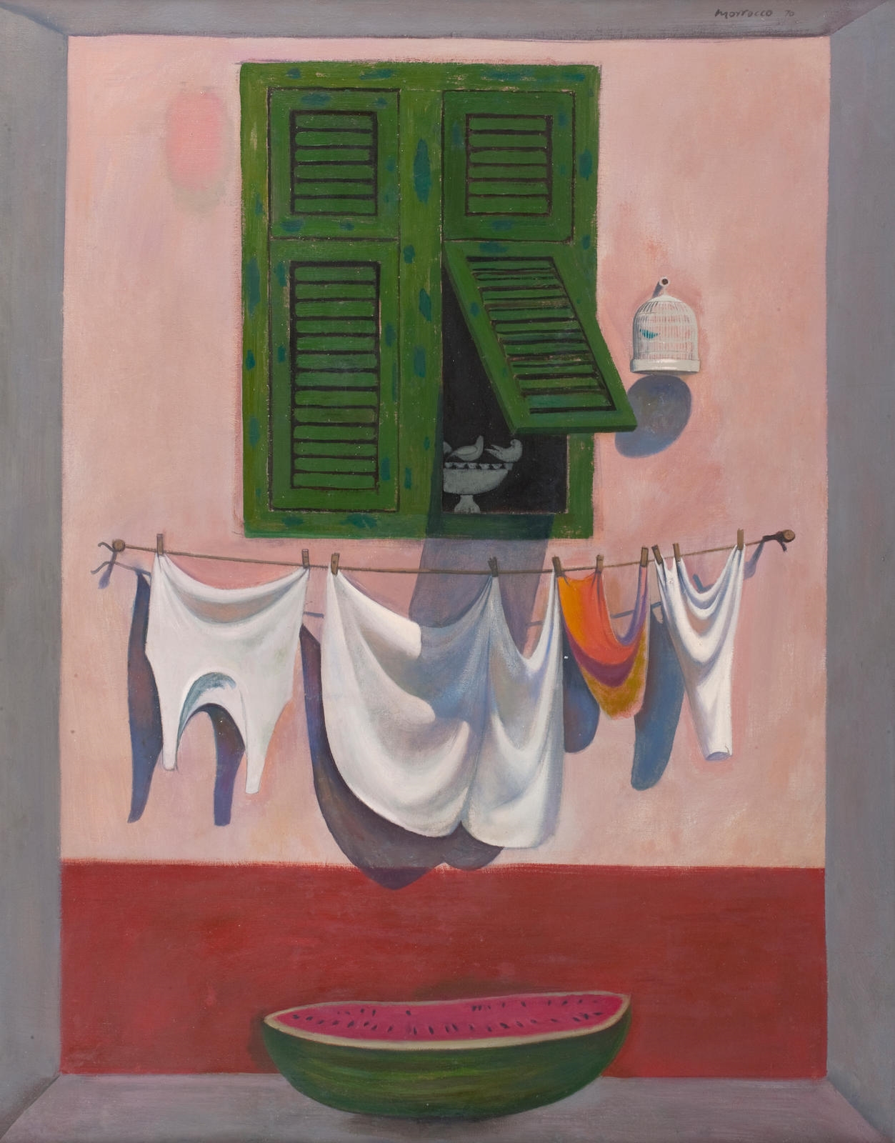 Alberto Morrocco | Binrock in the Snow (1977) | MutualArt