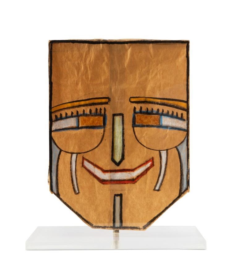 Saul Steinberg | Untitled (Mask) (1962) | MutualArt