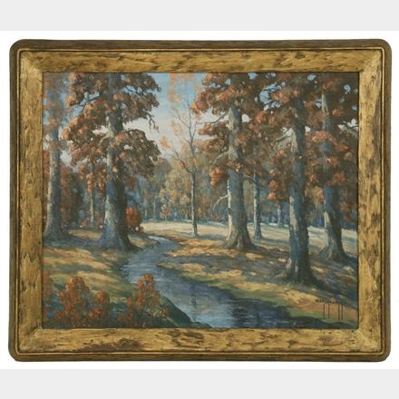 Walter Ashbaugh | Sycamore Stream in Autumn | MutualArt