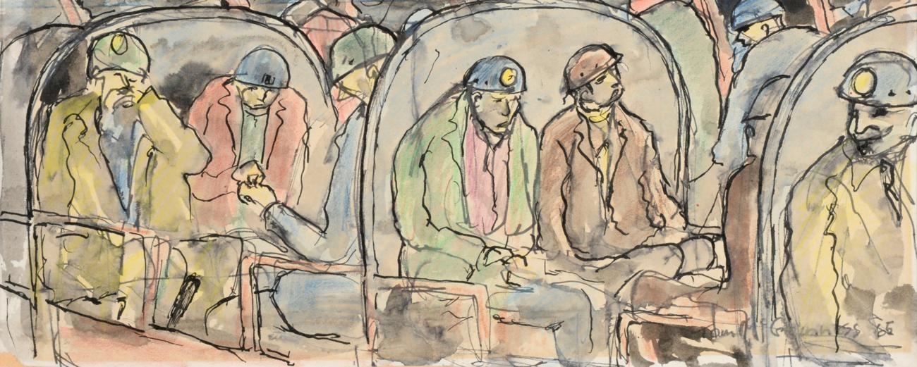 McGuinness Tom | Miners underground (1965) | MutualArt