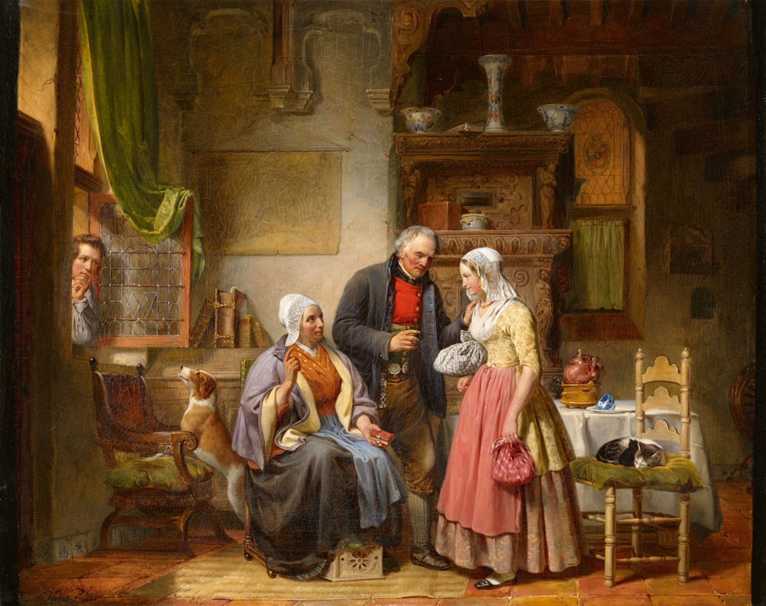 Samuel De Vletter | Farewell to the Parents (1838) | MutualArt