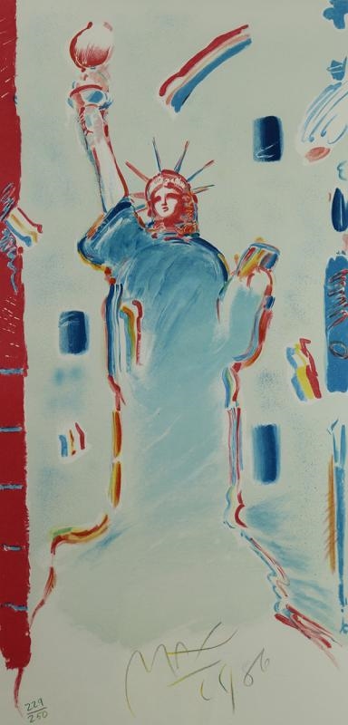 Peter Max | The Statue of Liberty (1986) | MutualArt