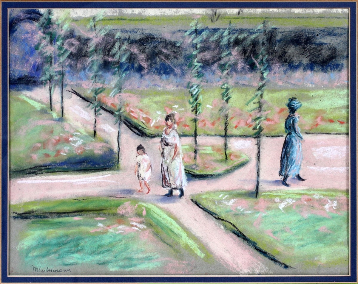 Max Liebermann | PAPAGEIENALLEE IM ZOOLOGISCHEN GARTEN IN AMSTERDAM ...