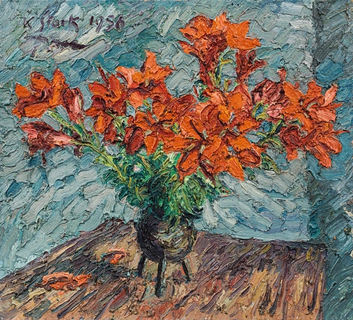 Karl Stark | Flower still life (1956) | MutualArt