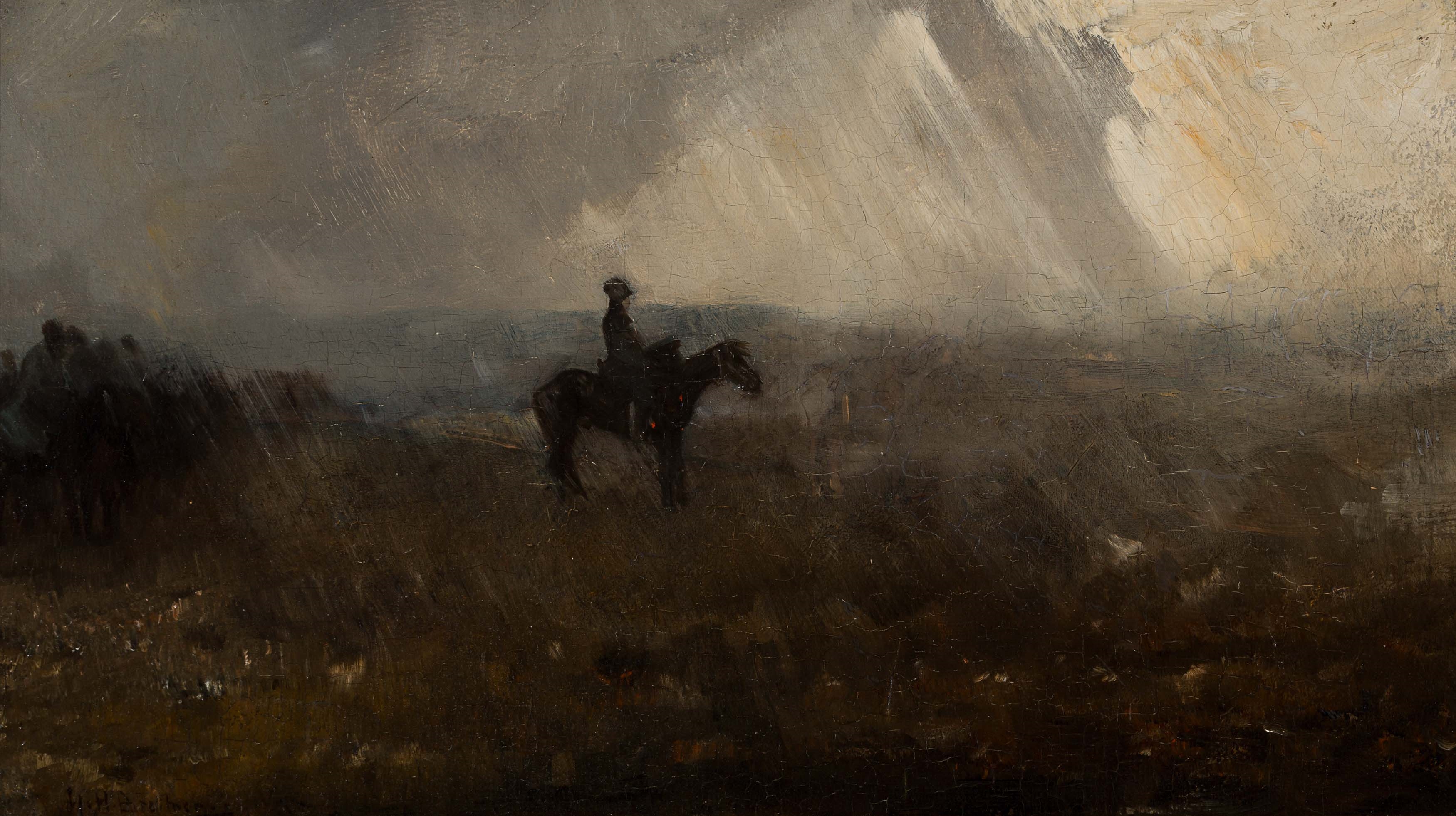 George Hendrik Breitner | The Downpour (Circa 1882) | MutualArt