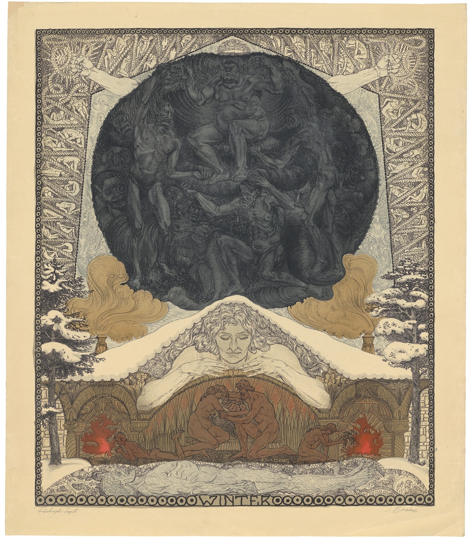 Johann Michael Bossard | Winter (1903) | MutualArt