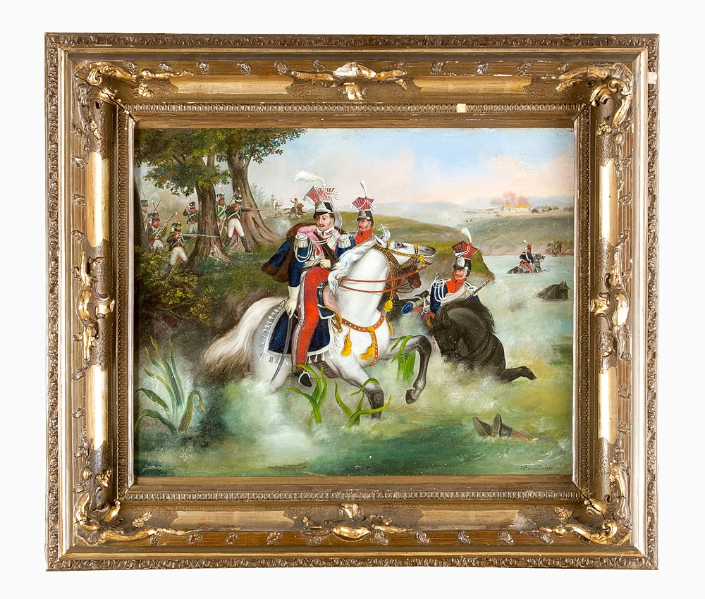 January Suchodolski | Battle scene from the Napoleonic w | MutualArt