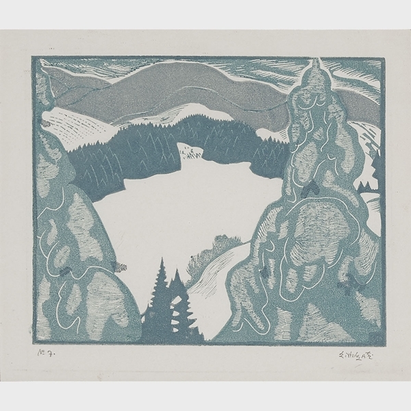 Edwin Holgate | HORSE SHOE LAKE | MutualArt