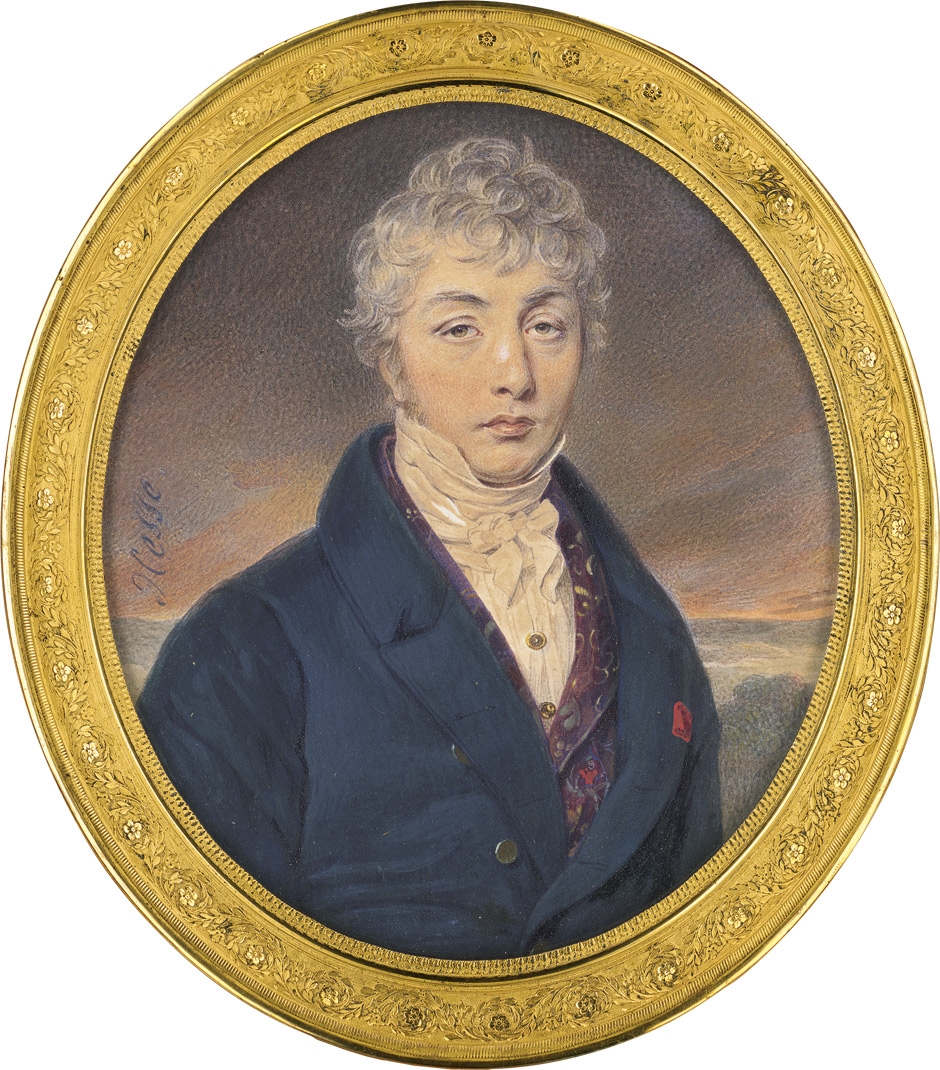 Henri-Joseph Hesse | Bildnis des Ange Emmanuel Marquis de Gouy d'Arsy ...