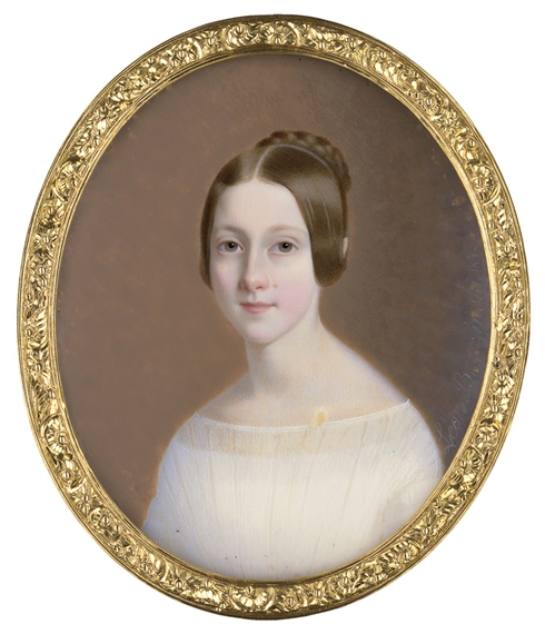 Leon Brzezinski | Portrait der Amanda du Crest de Villeneuve (1843 ...