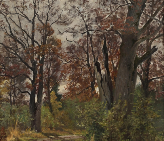 Hugo Darnaut | Herbstwald | MutualArt