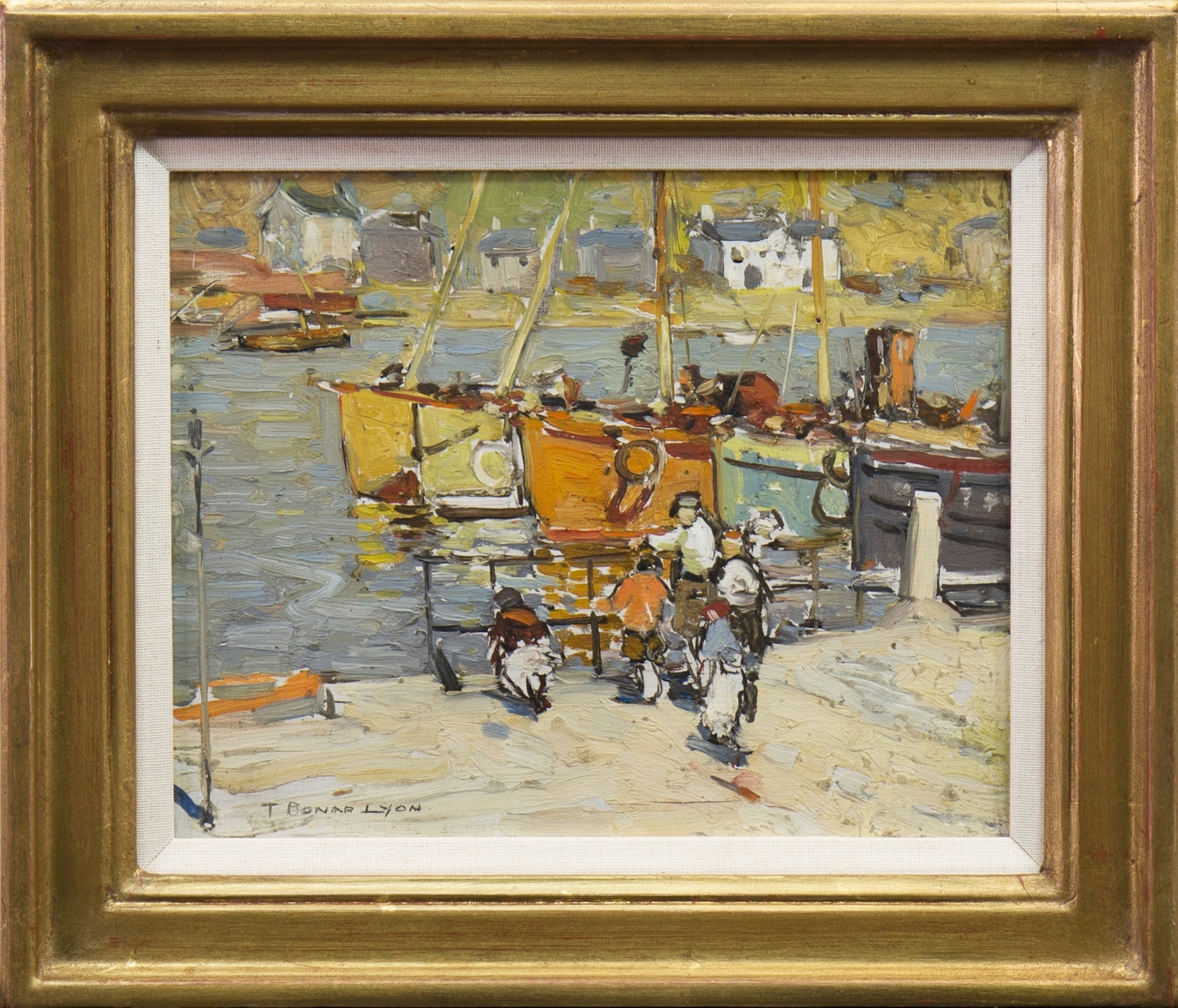 Thomas Bonar Lyon | Ayr Harbour | MutualArt