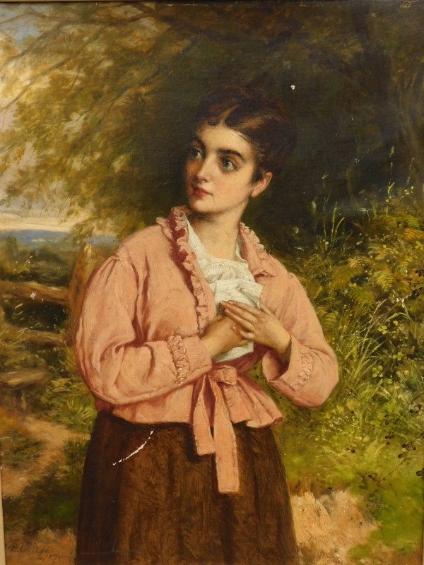 William Oliver Jr. | The Lovers Letter (1890) | MutualArt